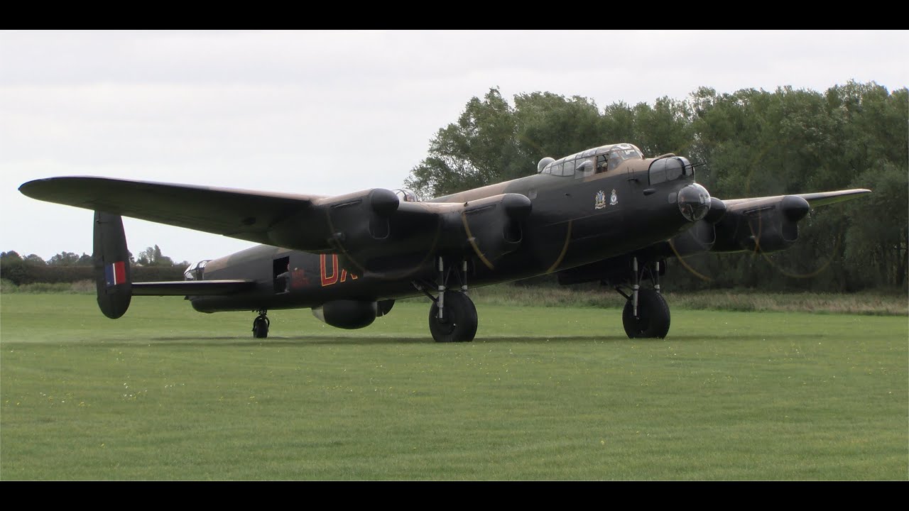 AVRO Lancaster NX611 'Just Jane' & De Havilland Mosquito Start Up And ...