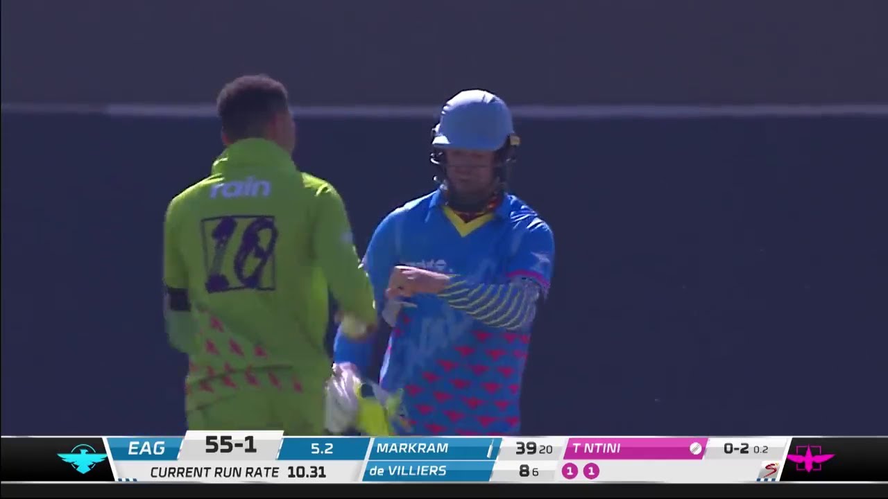 Thando Ntini Bowling to ABD & his father M. Ntini doing Commentary ...