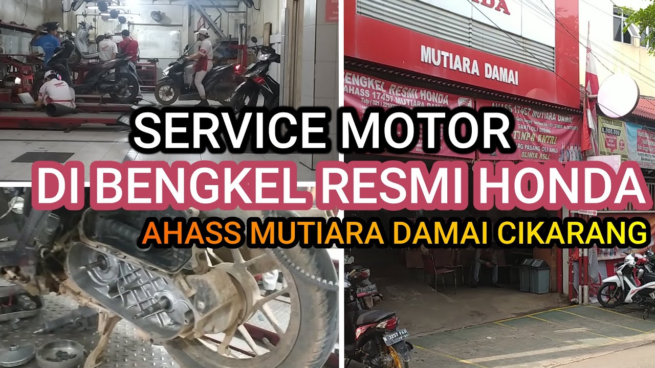 SERVICE MOTOR HONDA DI BENGKEL RESMI | AHASS CIKARANG | PAKAI KUPON ...
