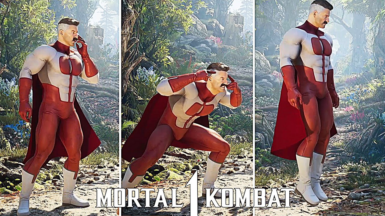 Mortal Kombat 1 - ALL Omni-Man Taunts & Round Victory Poses - YouTube
