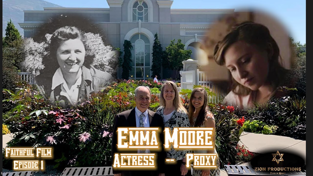 She played a historical character, then went through the Temple for her! Actress Emma Moore ...