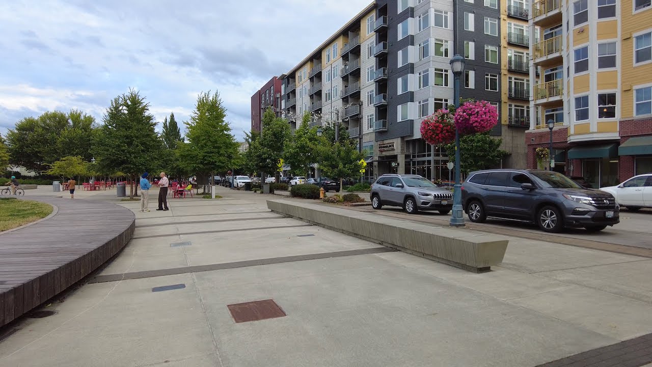 Downtown + Redmond Town Center in Redmond, Washington [4K] - YouTube