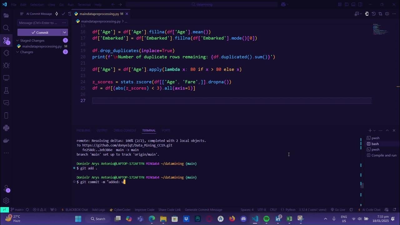 Data Preprocessing - Python - YouTube