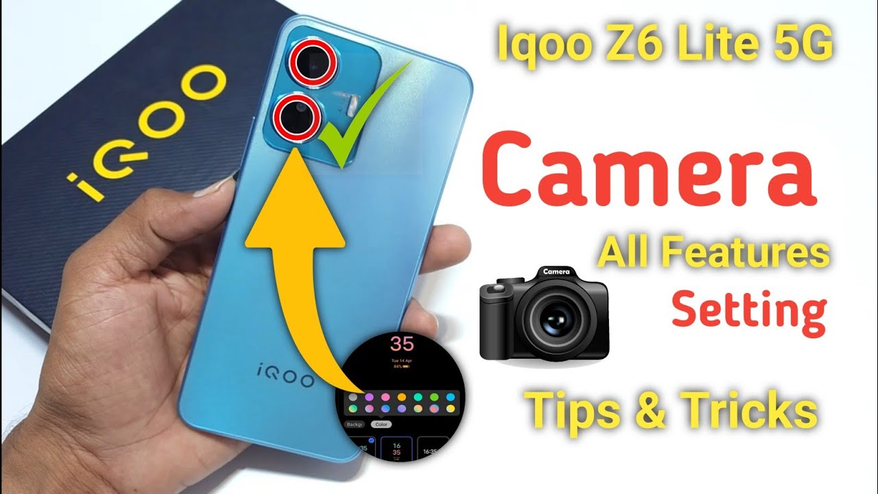 iqoo z6 lite Camera Settings | Features | iqoo z6 lite camera test ...