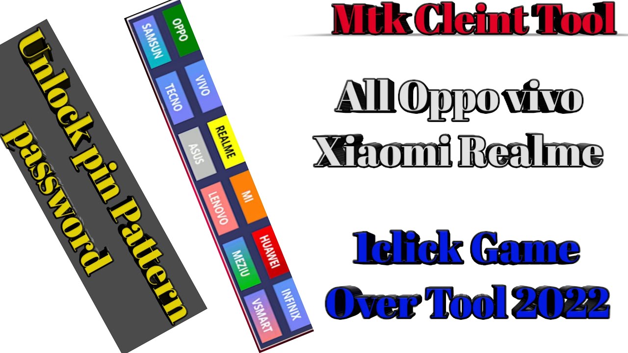 Mtk Client Tool 2022 | Mtk Game Over Tool | All Oppo Vivo Xiaomi Realme ...