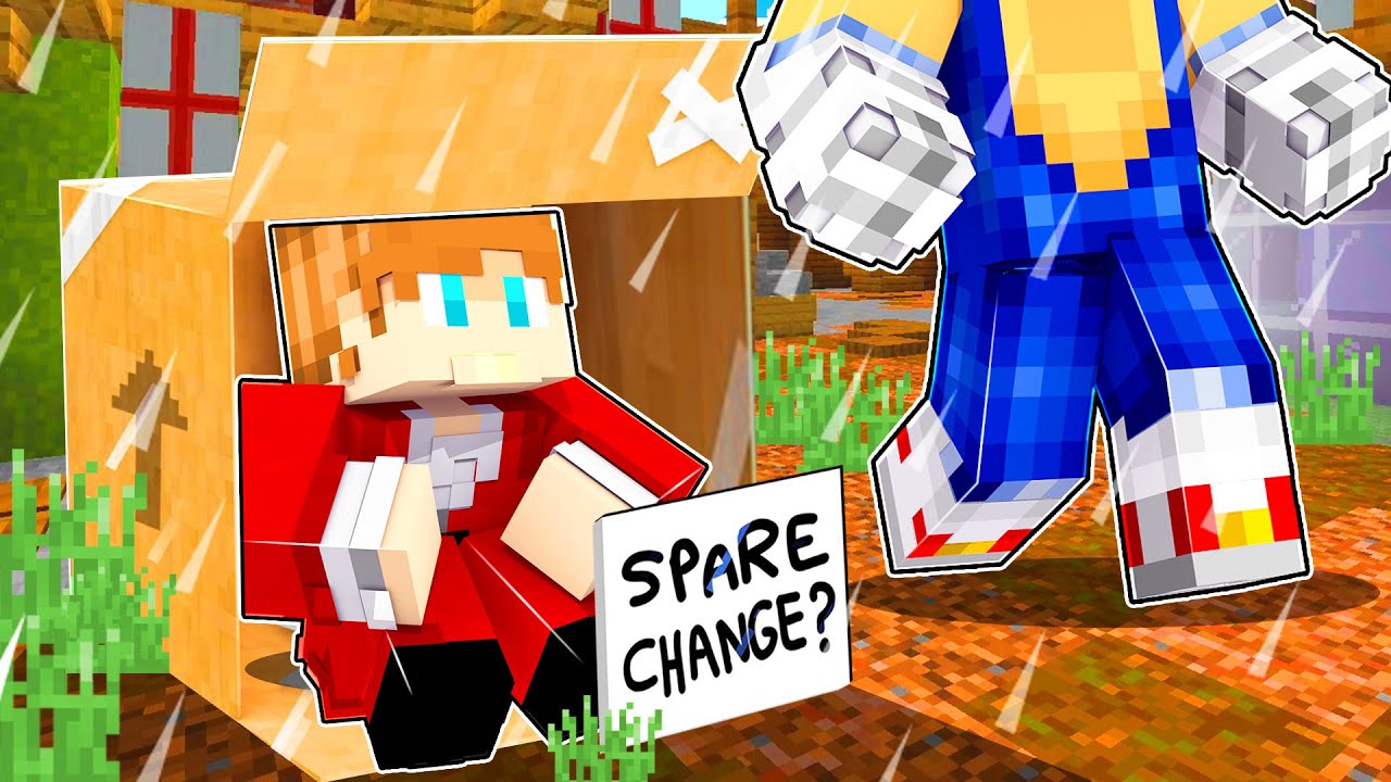Sonic's HOMELESS Friend! [108] | Sonic Survival Adventures | Minecraft ...