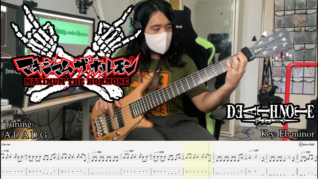 Maximum the Hormone - Zetsubou Billy | Bass Cover (TAB/sheet music ...