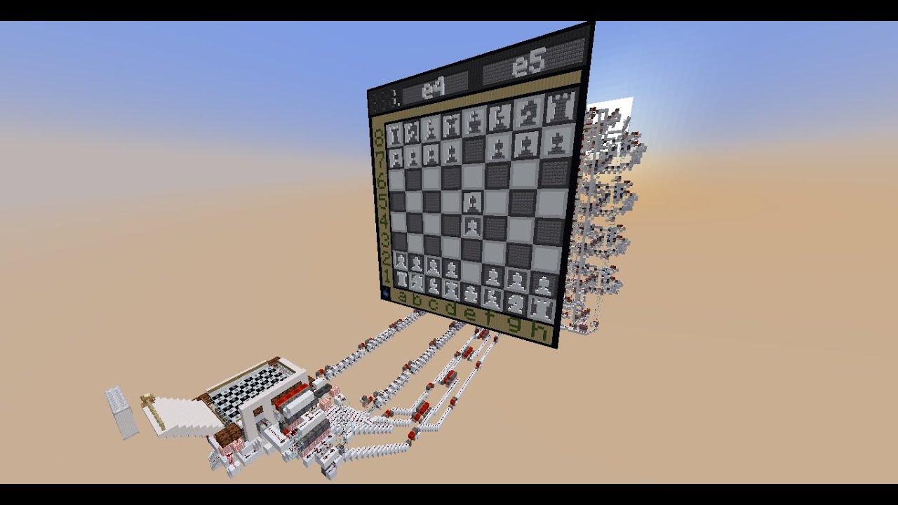 I made Chess in Minecraft (again)! | Chess Board 4.0 - YouTube