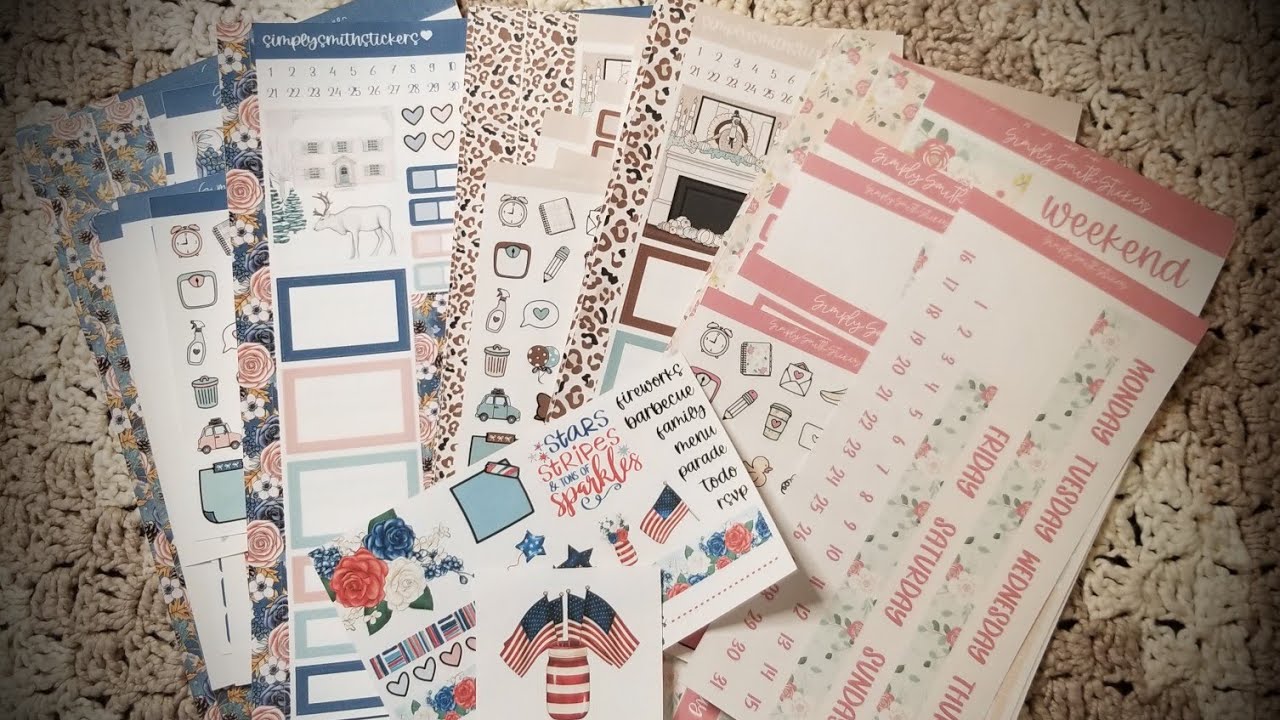 Simply Smith Stickers haul - June 2023 - YouTube