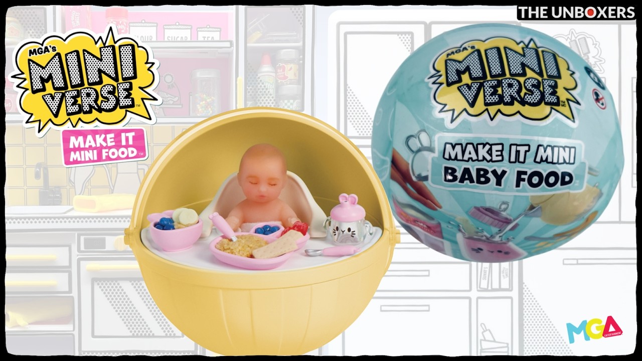 Miniverse Make It Mini Baby Food Suprise Capsules - YouTube
