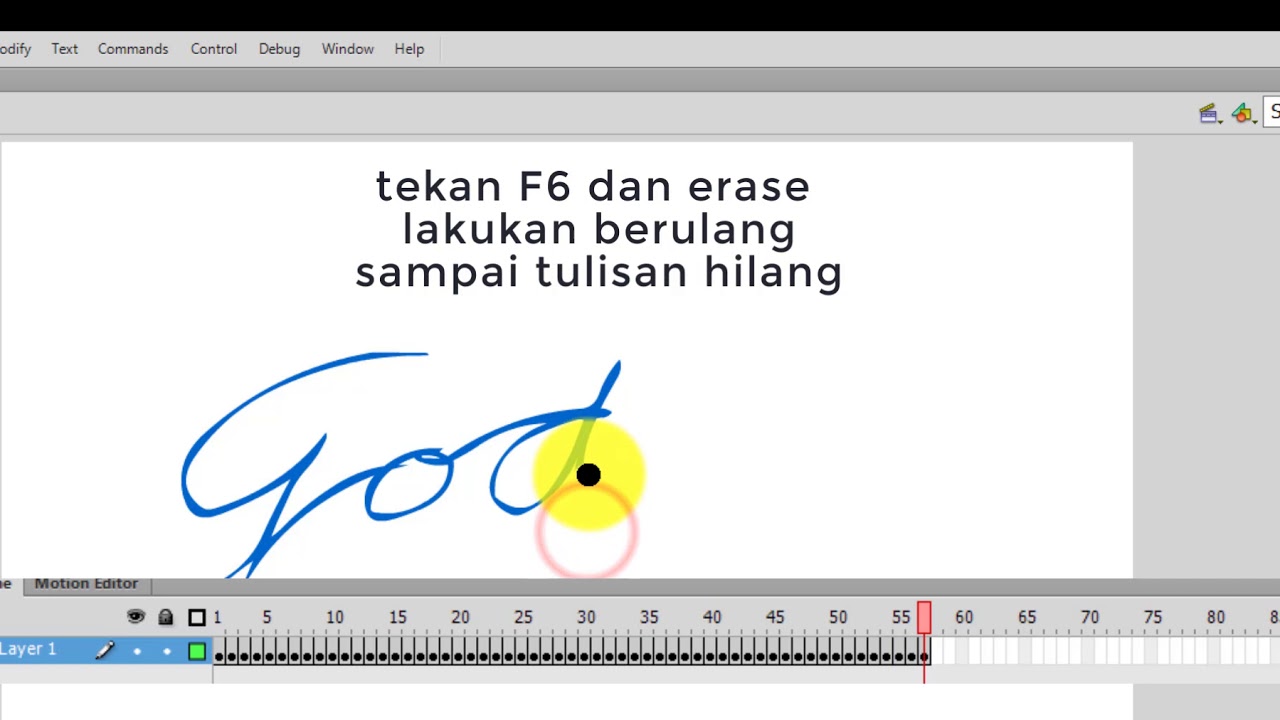 handwriting with frame by frame - YouTube
