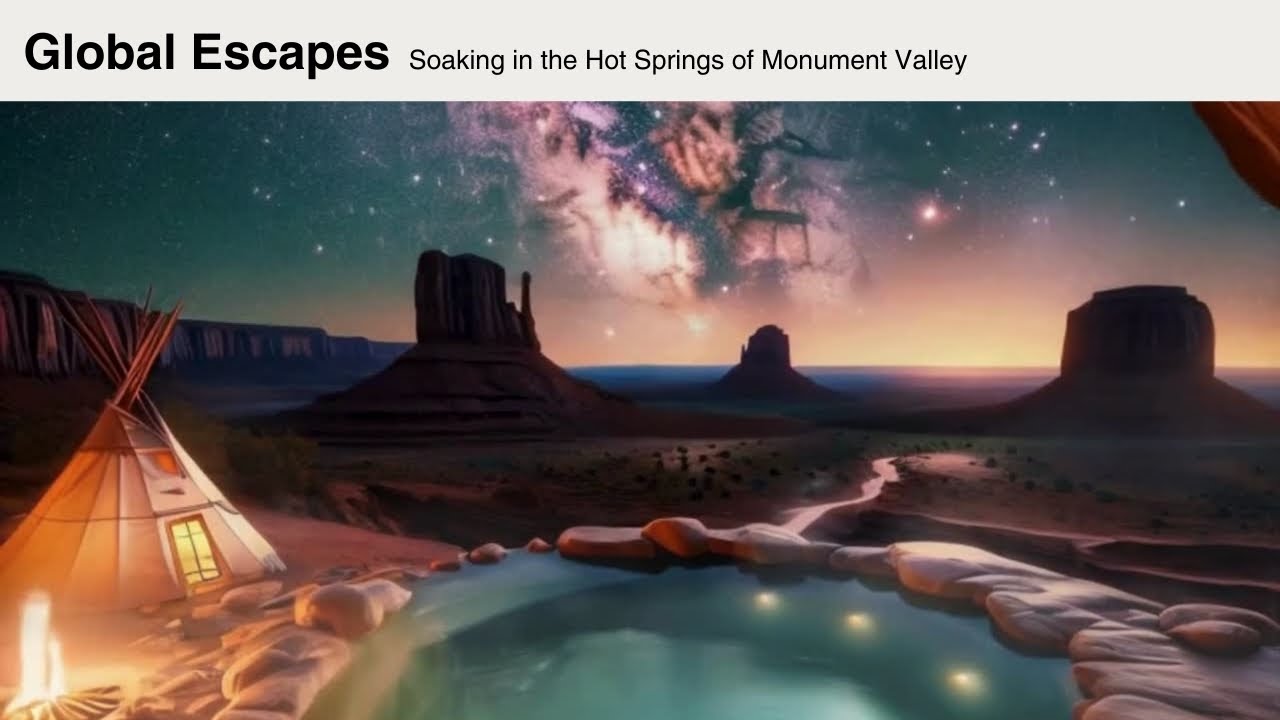 Global Escapes | Soaking in the Hot Springs of Monument Valley - YouTube