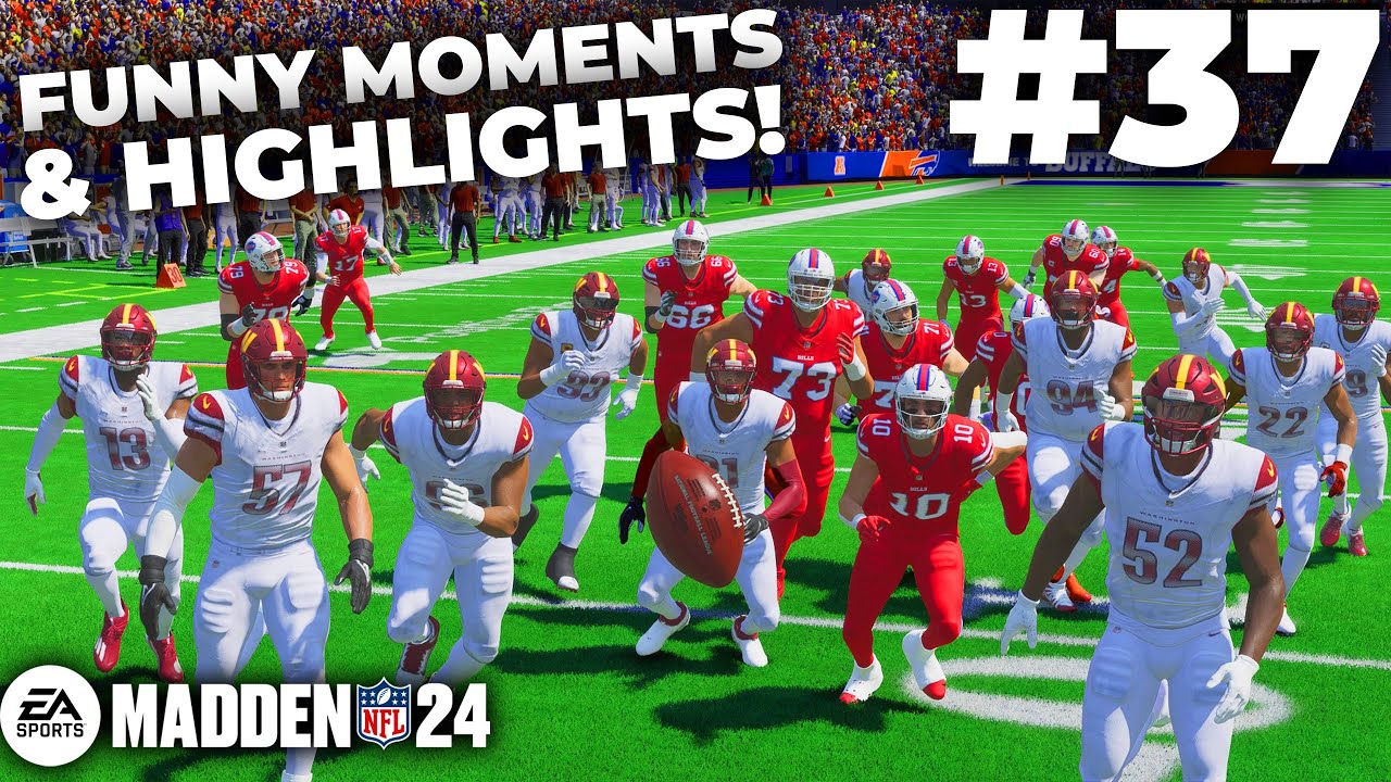 MADDEN 24 FUNNY MOMENTS + HIGHLIGHTS #37! - YouTube