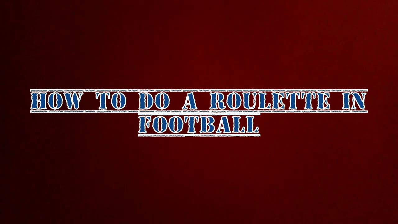 How to do a roulette/ maradona spin in football/ soccer( TUTORIAL ...