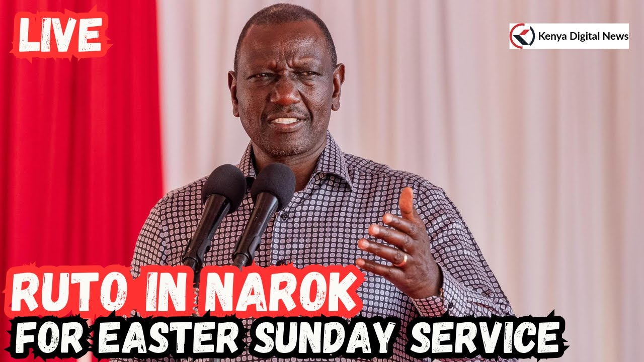 LIVE: President Ruto & His Allies Attending a Easter Sunday Service ...