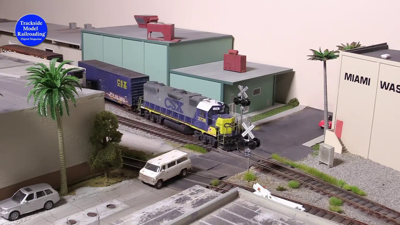 CSX GP-38-2 switches industries in Miami Florida, Episode 01, Trackside ...