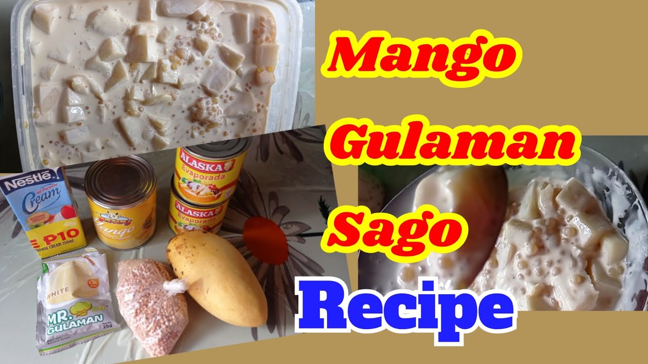 Mango+Gulaman+Sago recipe || MercyAcas - YouTube
