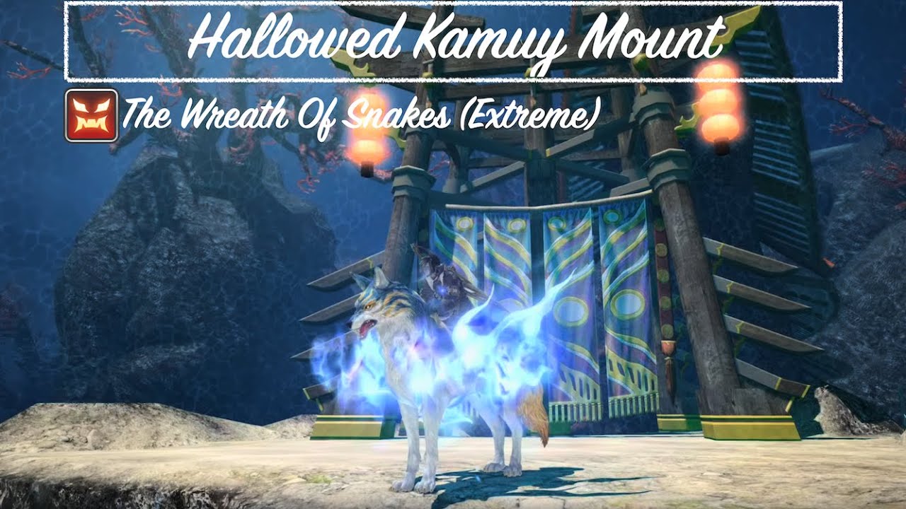 Final Fantasy XIV - Hallowed Kamuy Mount - YouTube