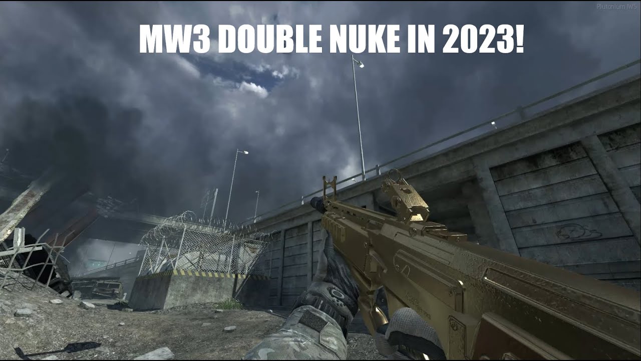 MW3 DOUBLE NUKE ON PLUTONIUM (No Commentary) - YouTube