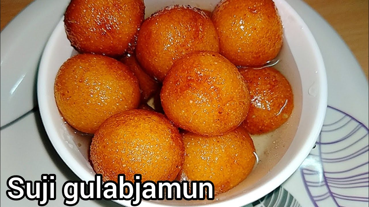 suji gulabjamun recipe without milk powder | Instant gulabjamun with ...