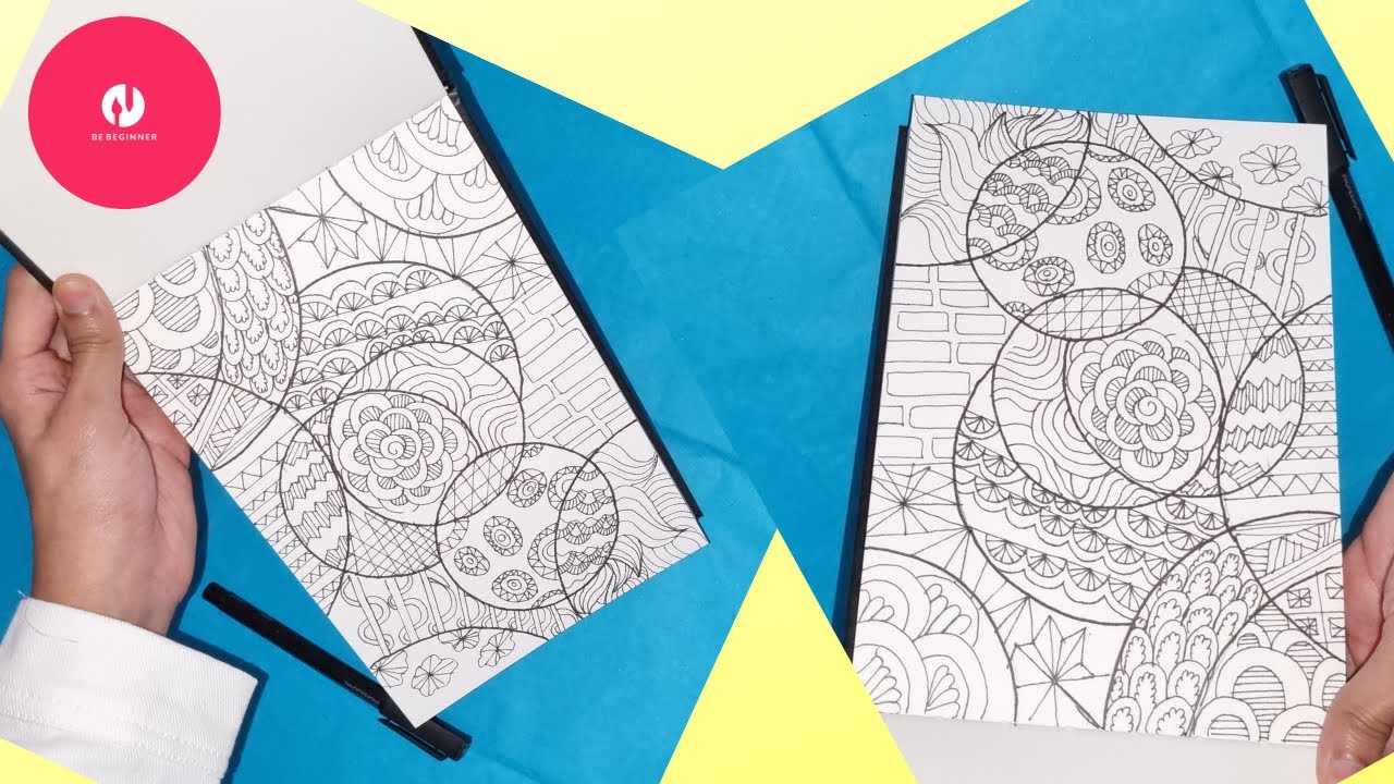 Art Therapy | Meditative Art Therapy | Zentangle art circle | Zentangle ...