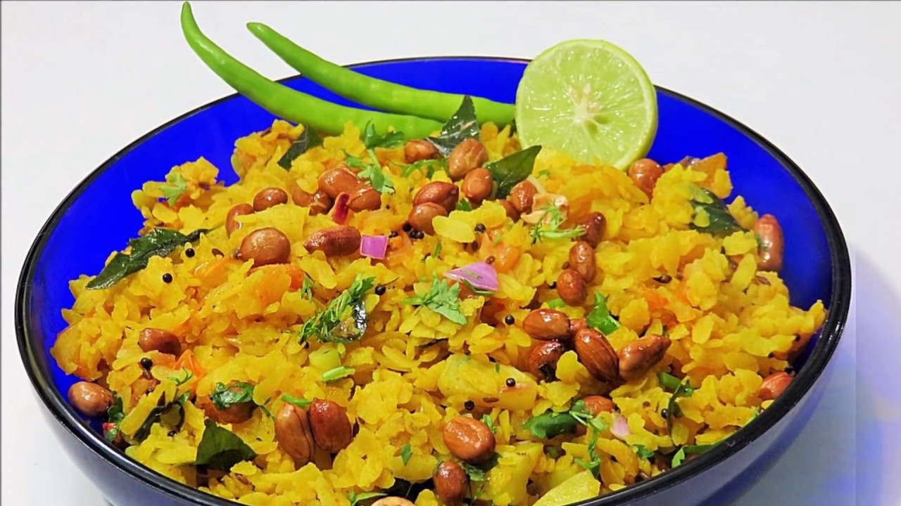 How to make poha,poha recipe in hindi-Tomato Poha Recipe-Poha Recipe ...