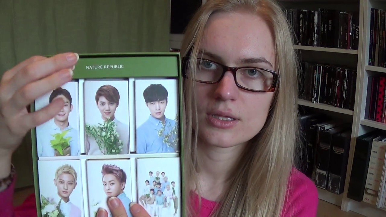 Unboxing EXO-M Nature Republic Natural Cleansing Soap SET - YouTube