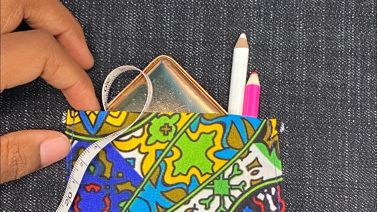 How to sew a basic patch pocket for sewing beginners - YouTube