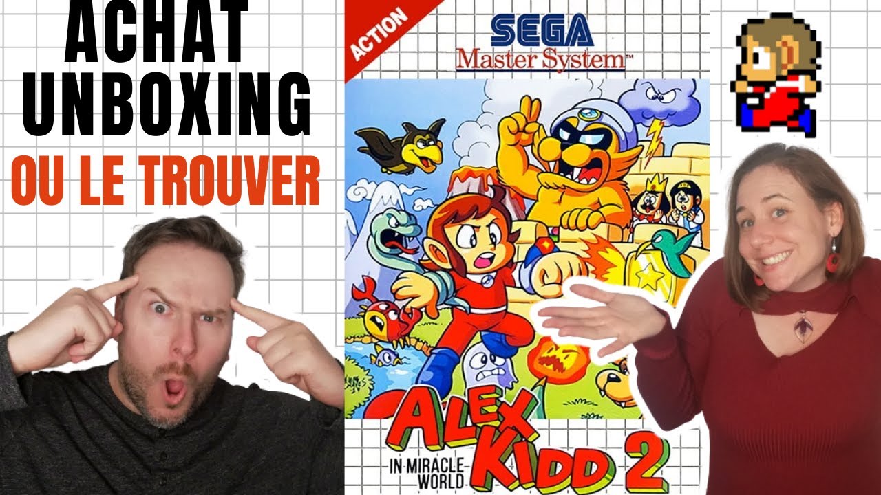ALEX KIDD 2 sur Master System, un homebrew cartmod de fou. Achat ...