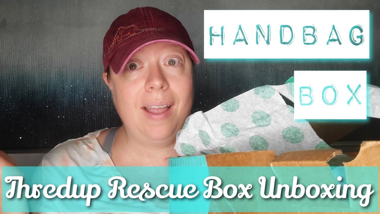 Thredup Handbag Rescue Box Unboxing to sell on eBay and Poshmark - YouTube