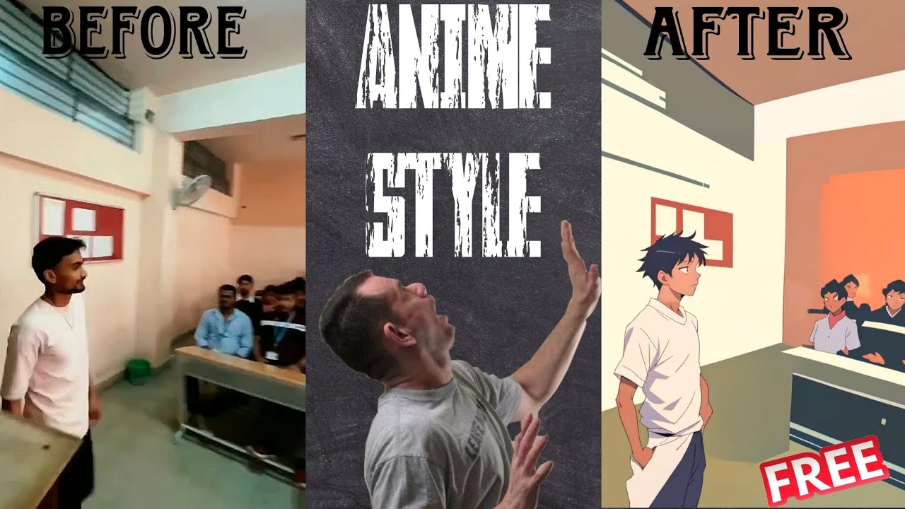 Transform a NORMAL VIDEO to a ANIME ANIMATION ⚠️😱 || HOW TO DO #ai # ...