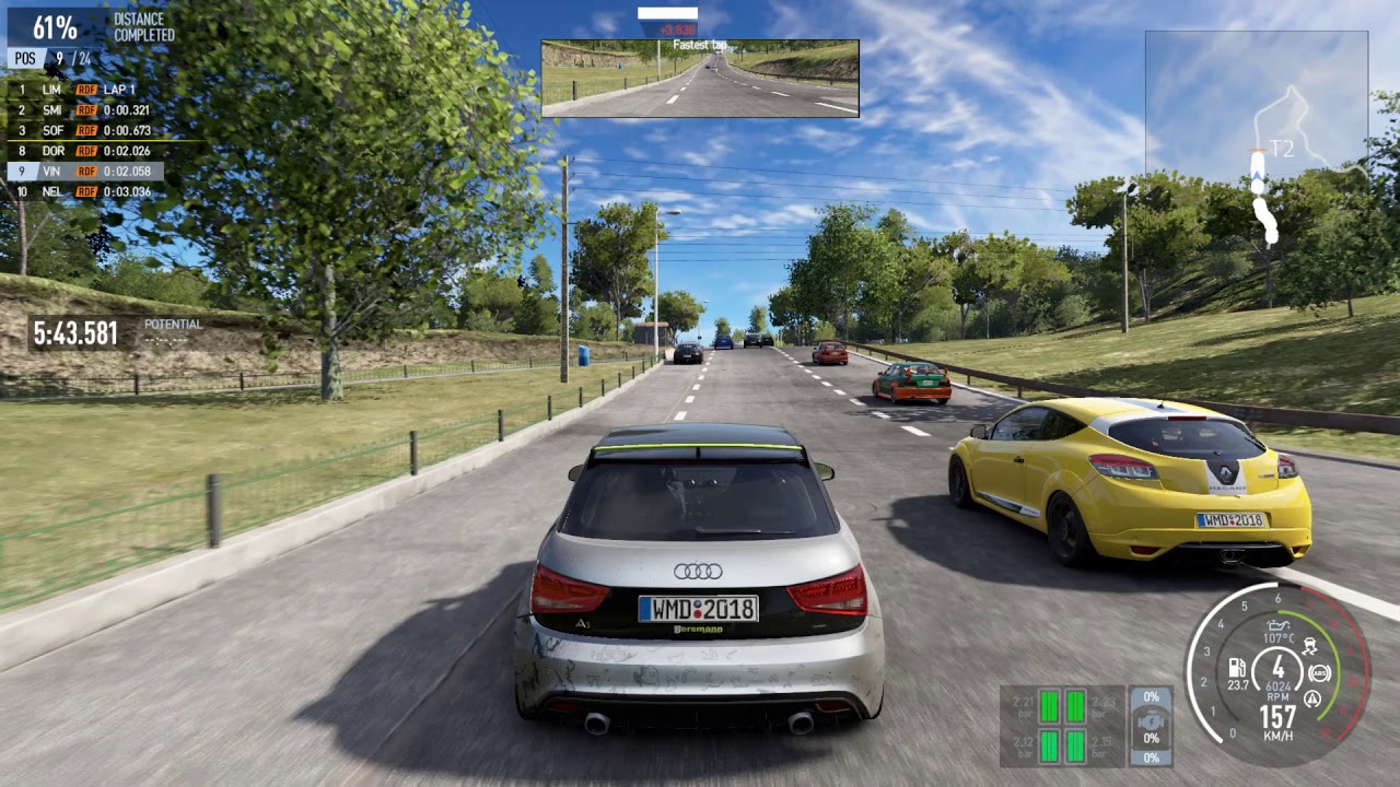 Project Cras 2 - Race with Audi A1 Quattro on Azure Coast track - YouTube