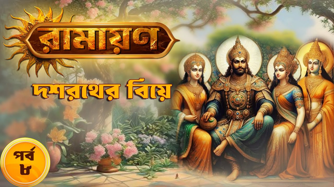 DASHARATHER BIYE - দশরথের বিয়ে | Ramayan (EP 08) | Animatrix Digital ...