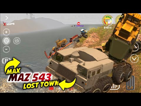 RTHD: Test-driving the new MAZ-543 truck (8x8 drive) on the \