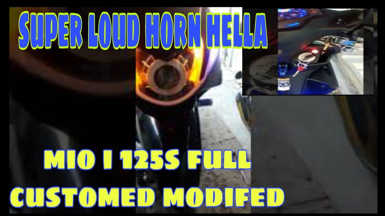 YAMAHA MIO I 125S FULL CUSTOMED MODIFIED - YouTube