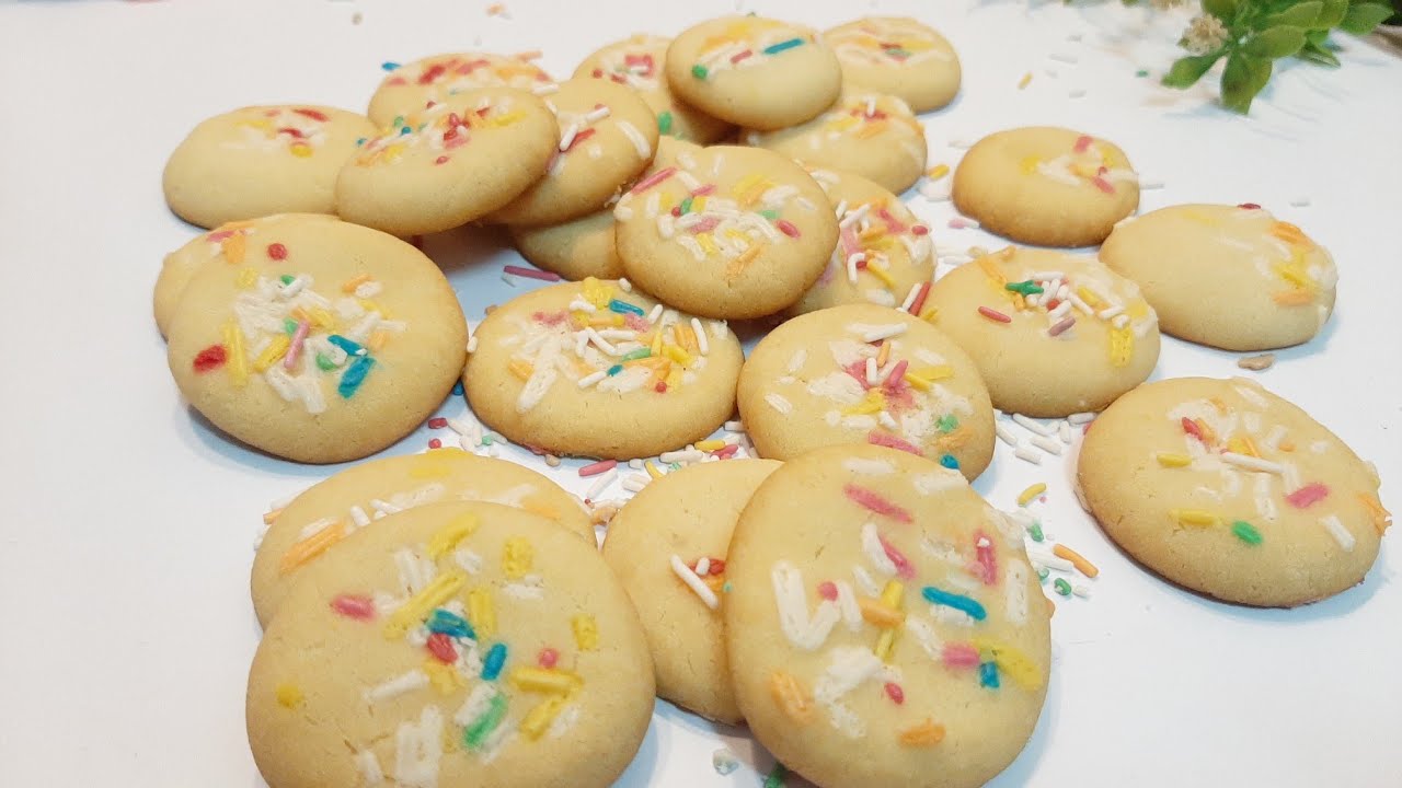3 Ingredients Mini vanila Suger cookie | 5min mini suger cookie - YouTube