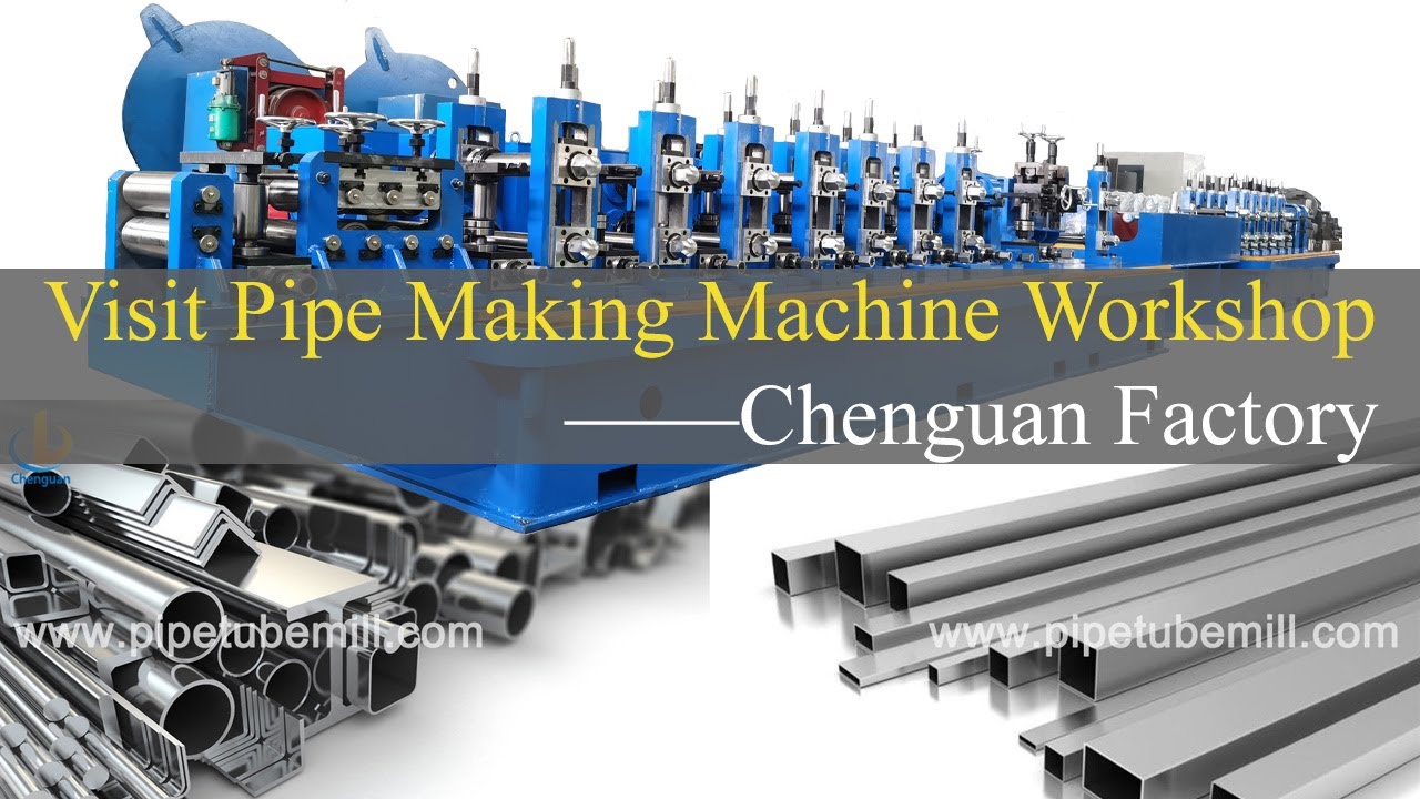 Tube Mill factory, Pipe Mill Workshop, Steel Pipe Making Machine ...
