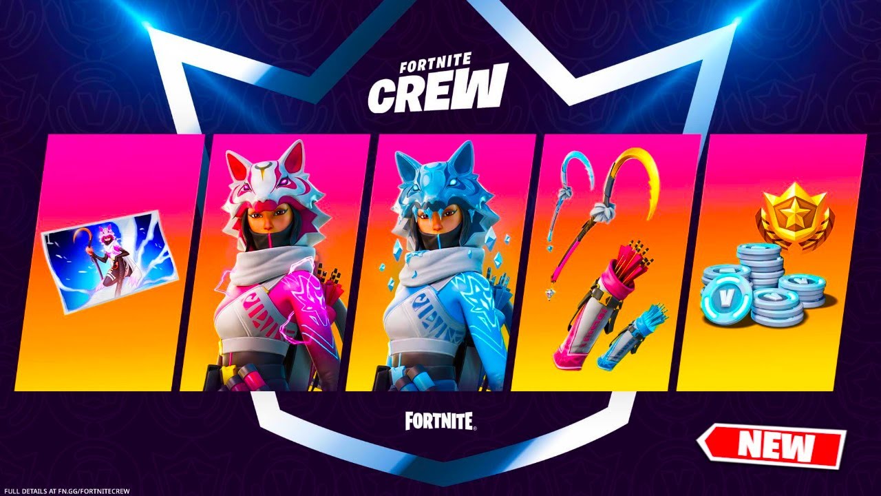*NEW* VI SKIN FORTNITE CREW PACK BUNDLE SHOWCASE (FORTNITE CHAPTER 2 ...