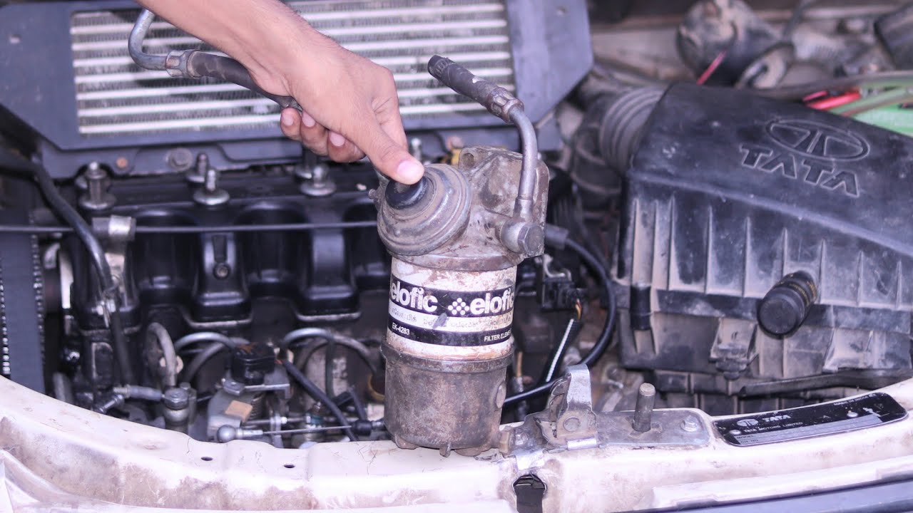 How To Clean Diesel filter in tata Indica tata indigo - YouTube