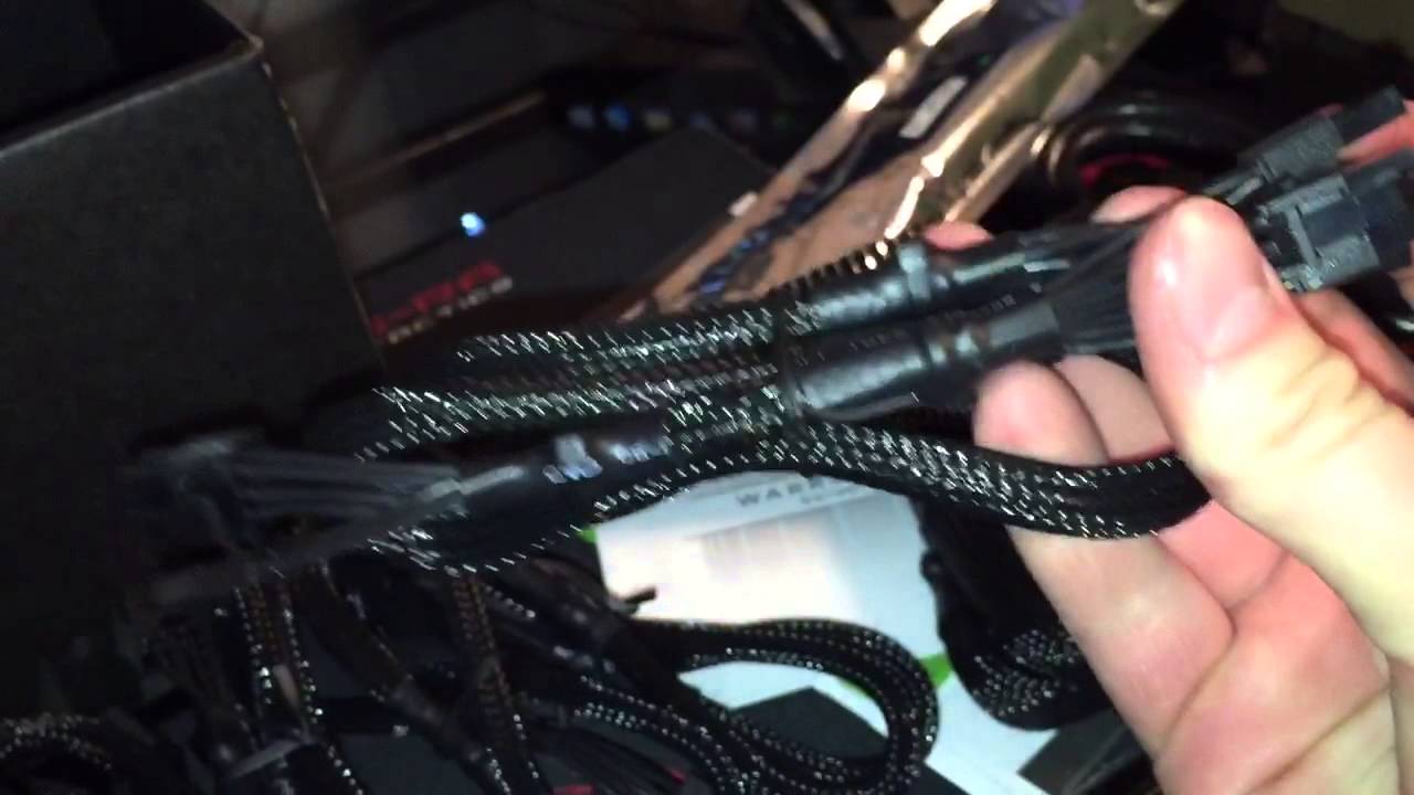 Corsair AX1200i PSU/ Red Pro Cable Kit Unboxing - YouTube