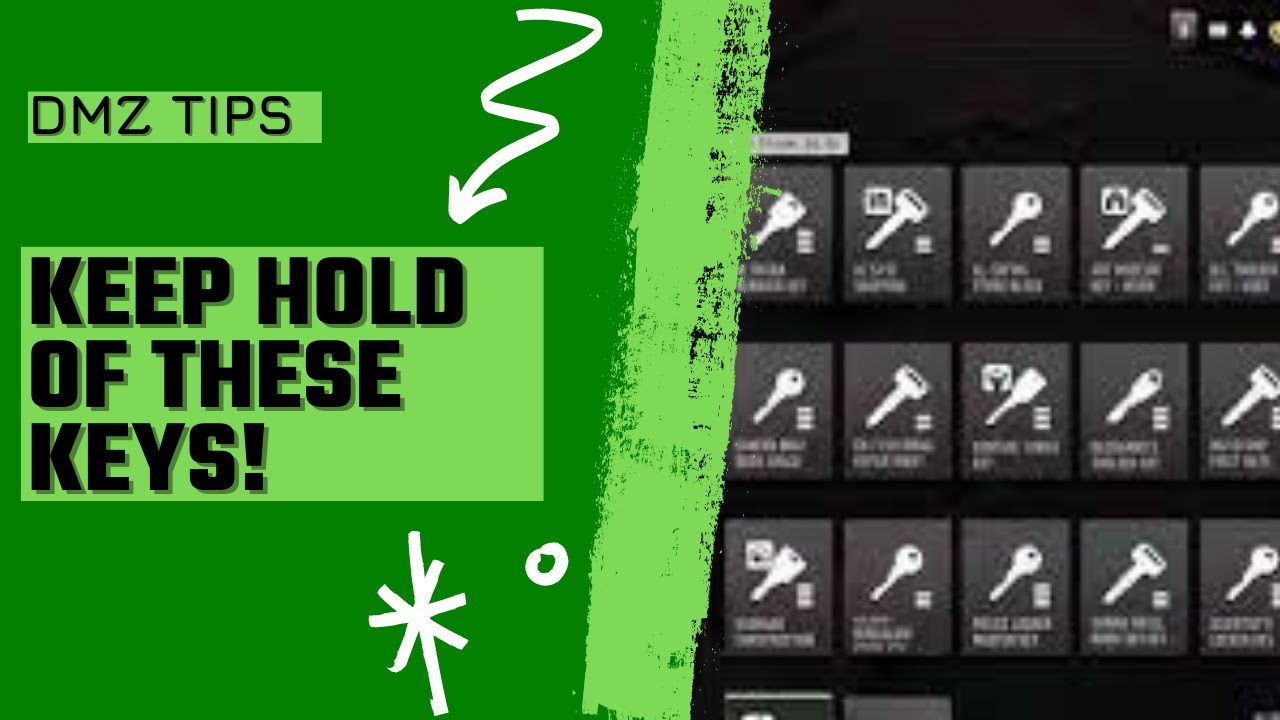 DMZ tips! The keys you DON'T want to destroy #dmz #cod #warzone # ...
