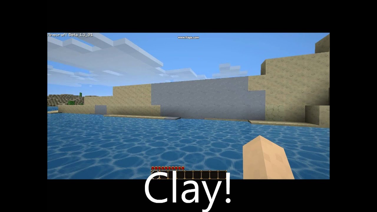 MineCraft Tutorial 1: How to Find Clay HD - YouTube