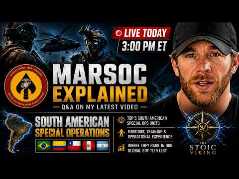 🔴 MARSOC Q&A LIVE | Top 5 South American Special Operations Forces