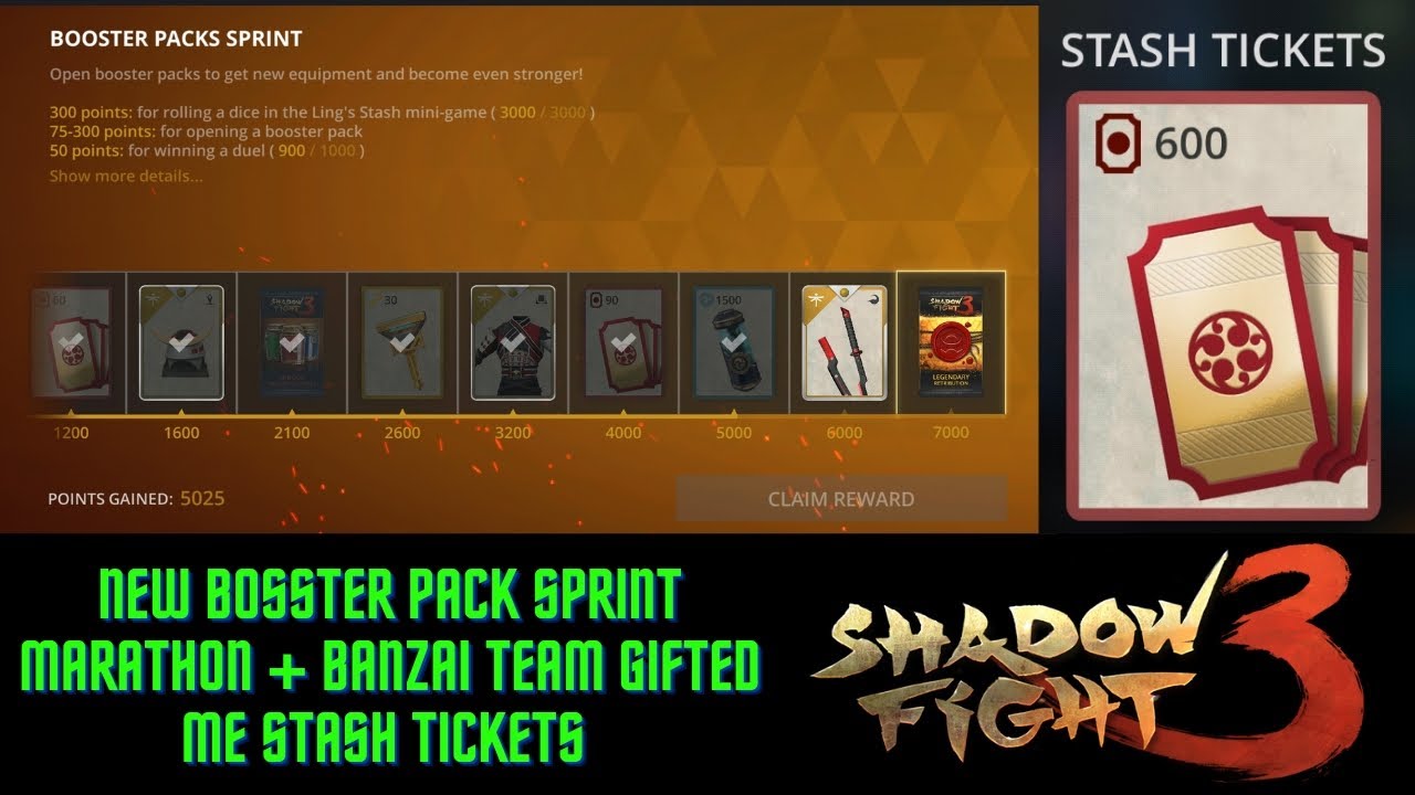 Shadow Fight 3 - I Got A Gift From Banzai Games Team + New Booster ...