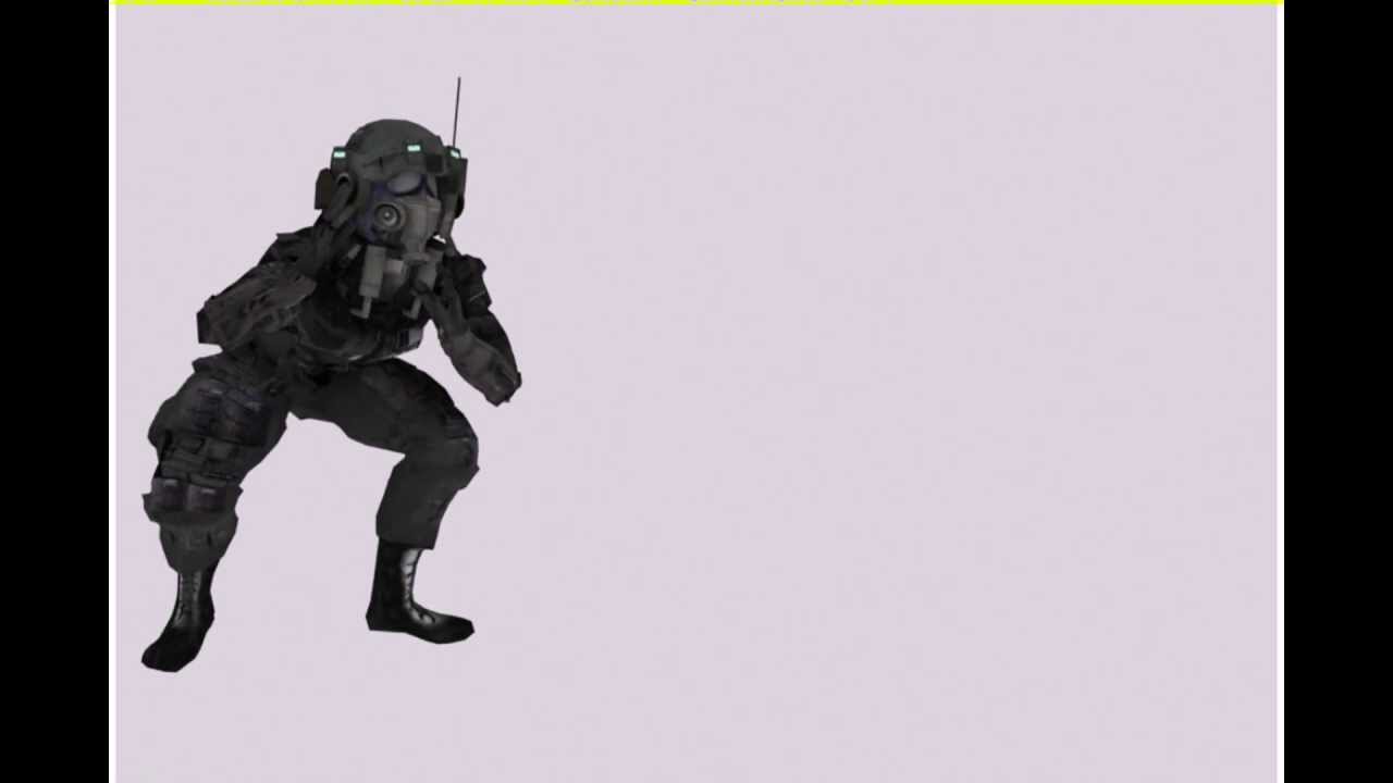 SWAT Movement test animation video game . - YouTube