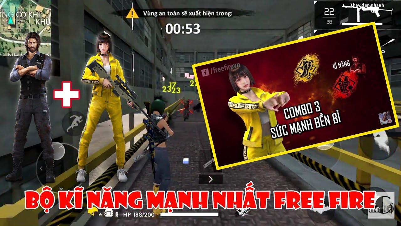 Bộ kĩ năng nhân vật MẠNH nhất trong OB9, TOP 1 solo rank 12 kill ...