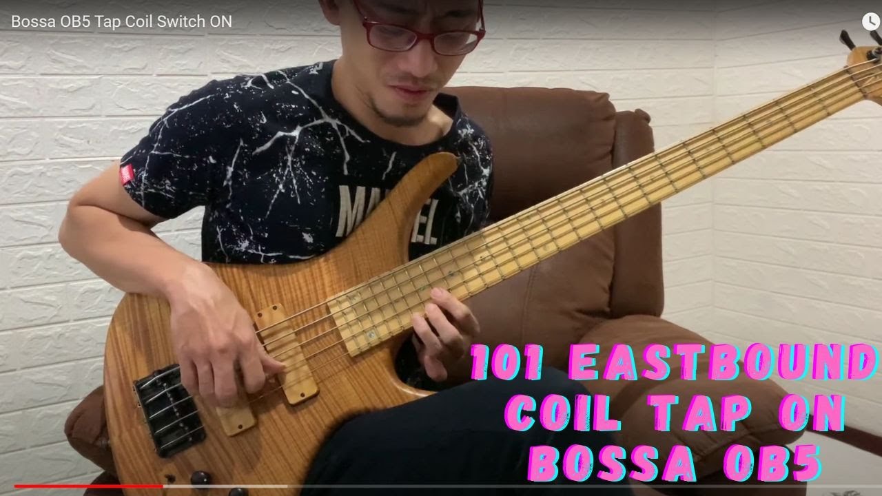Bossa OB5 Tap Coil Switch ON - YouTube