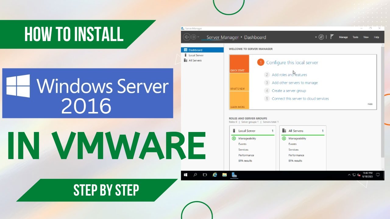 How to install Windows Server 2016 on Vmware Workstation | 2024 Updated ...