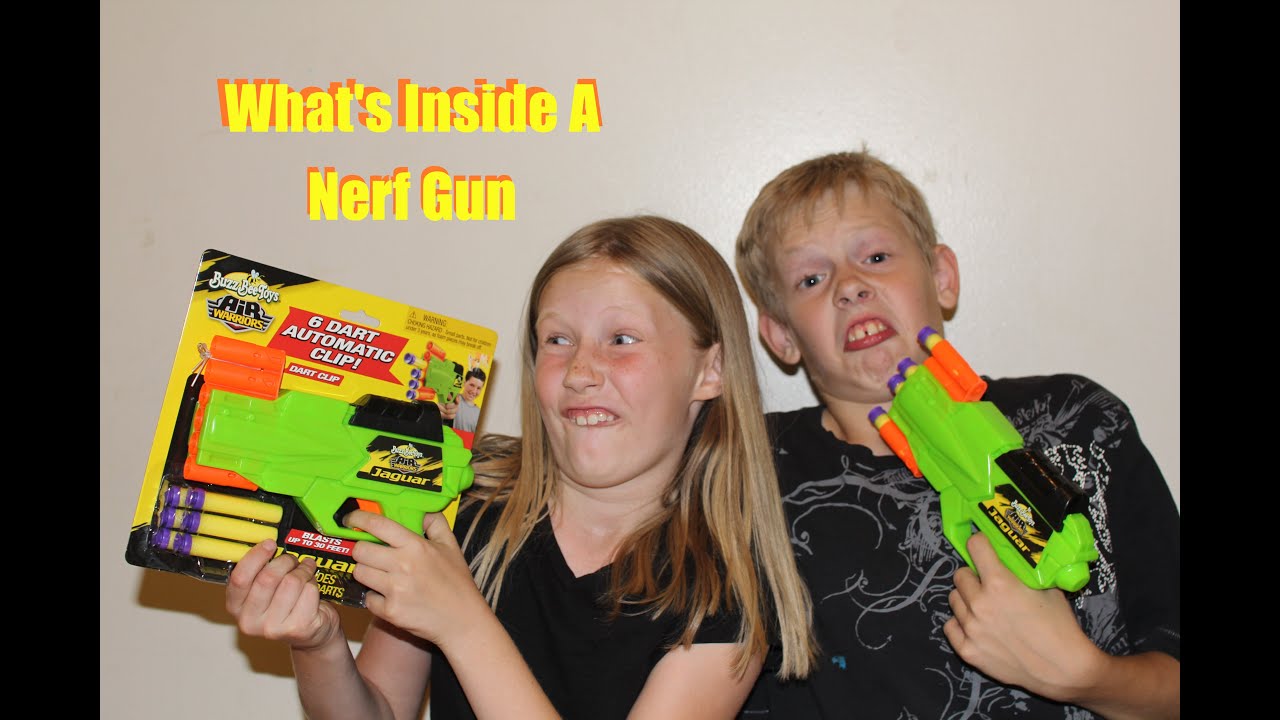 What's Inside A Nerf Gun? - YouTube