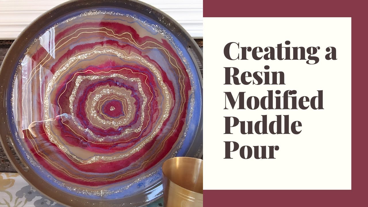 #70- Creating A Modified Puddle Pour Serving Tray, On A Budget! - YouTube